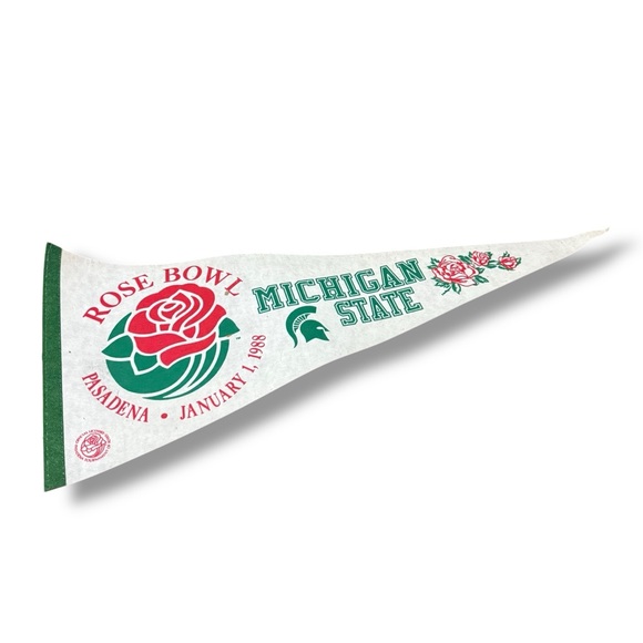 Accents | Vintage Michigan State Spartans University 1988 Rose Bowl ...